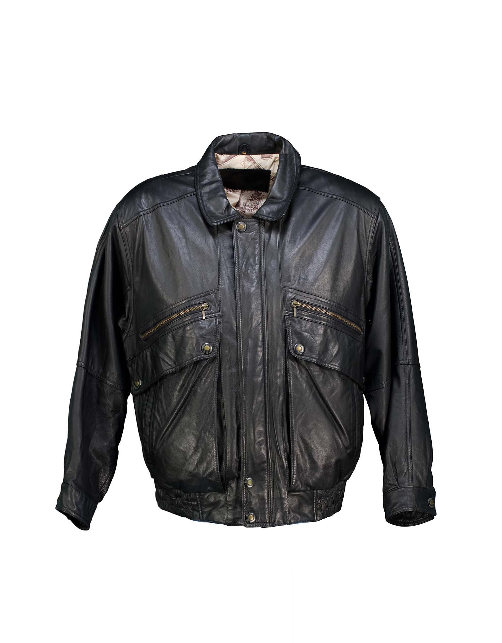 Let's Go men's real leather jacket