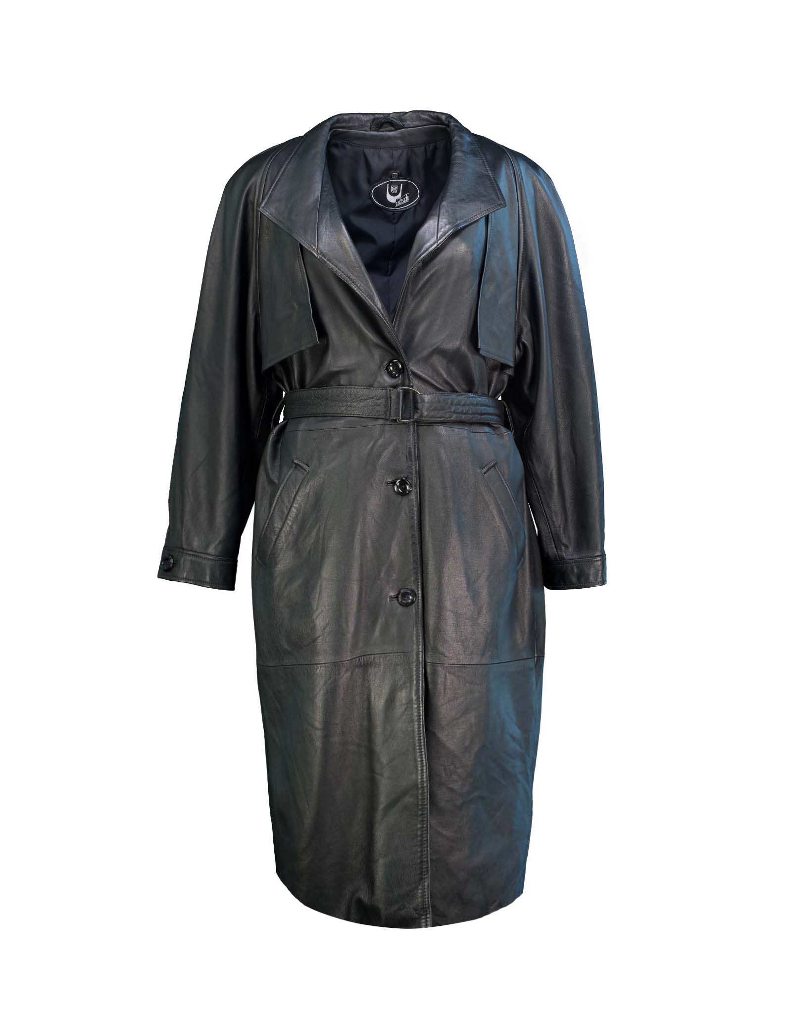 Ultsch women's real leather coat