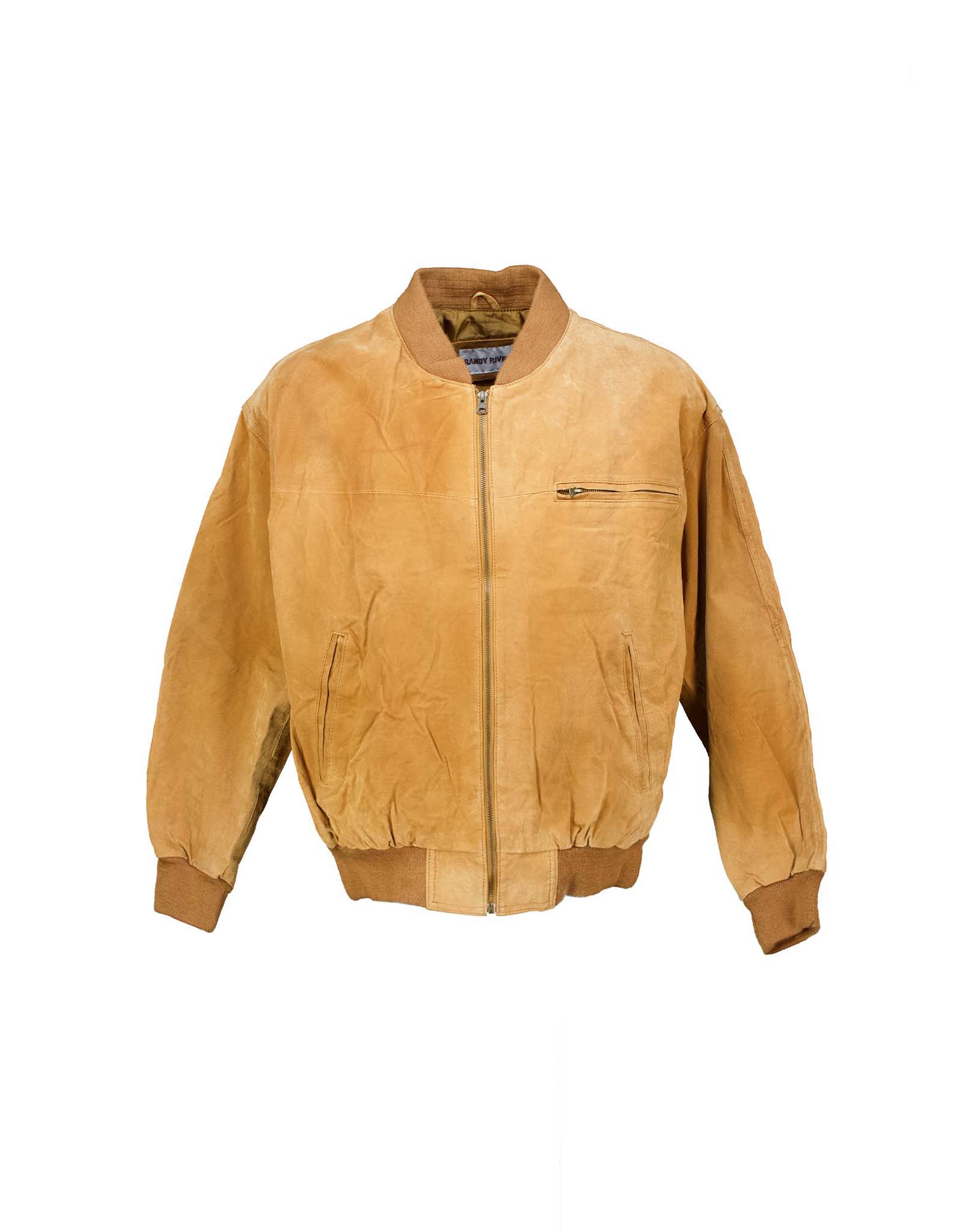 Randy River men's suede leather jacket