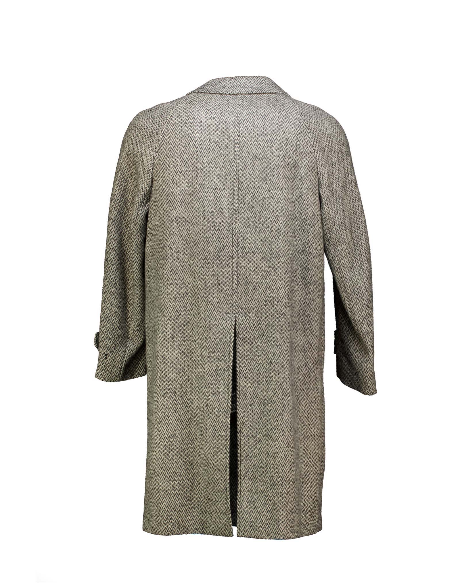 Congres men's wool coat