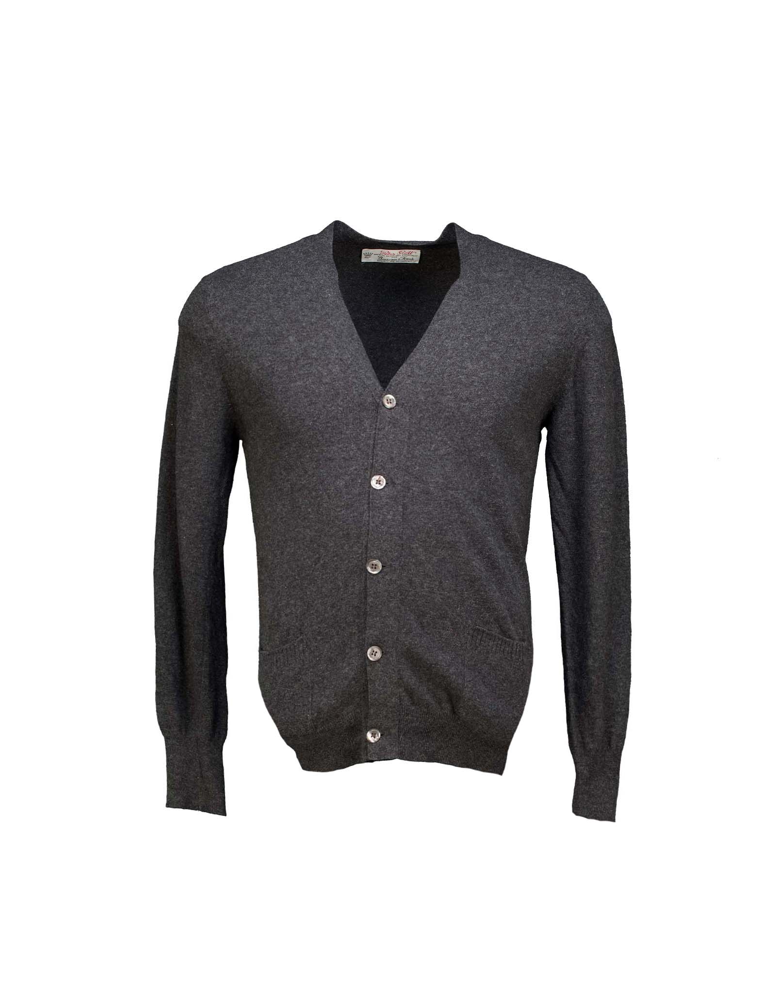 Peter Scott men's cashmere cardigan