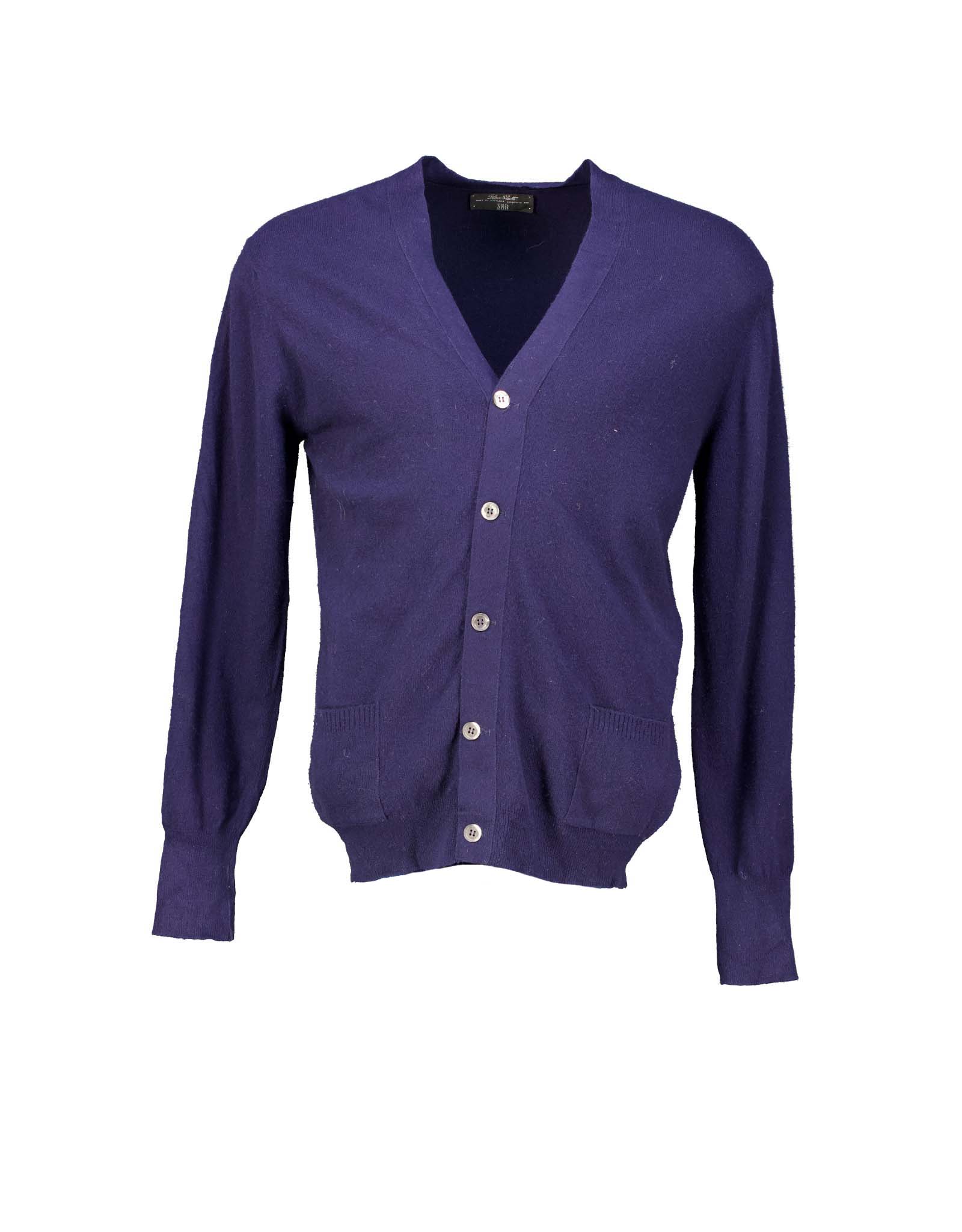 Peter Scott men's cashmere cardigan