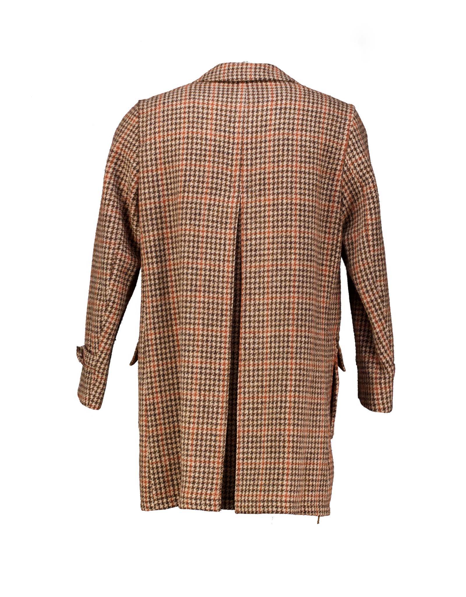 Harris Tweed men's wool coat