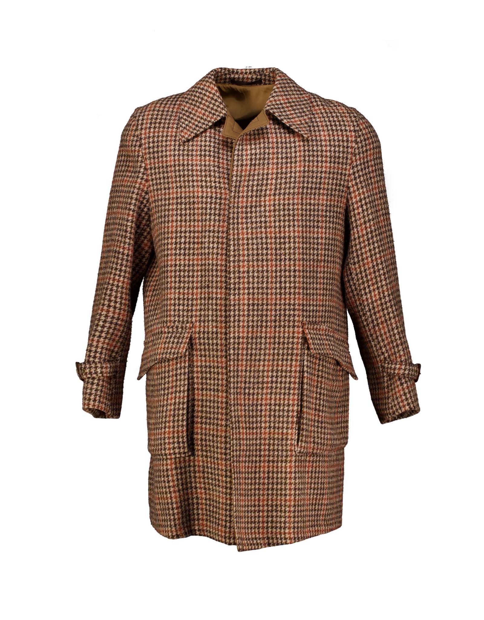 Harris Tweed men's wool coat