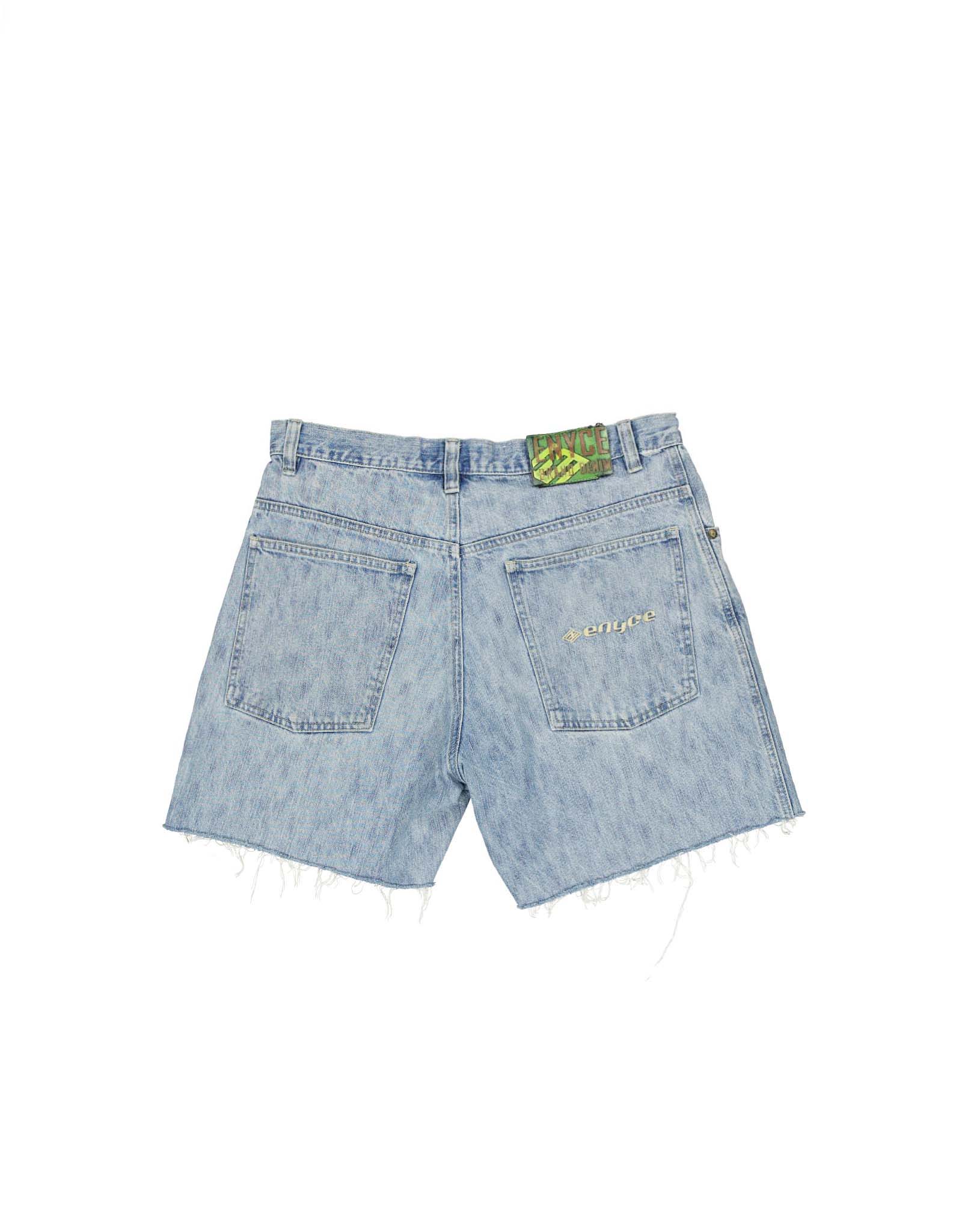 Enyce vintage men's 00's blue cotton denim shorts