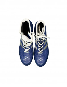 Adidas vintage men's blue pinstripe sneakers
