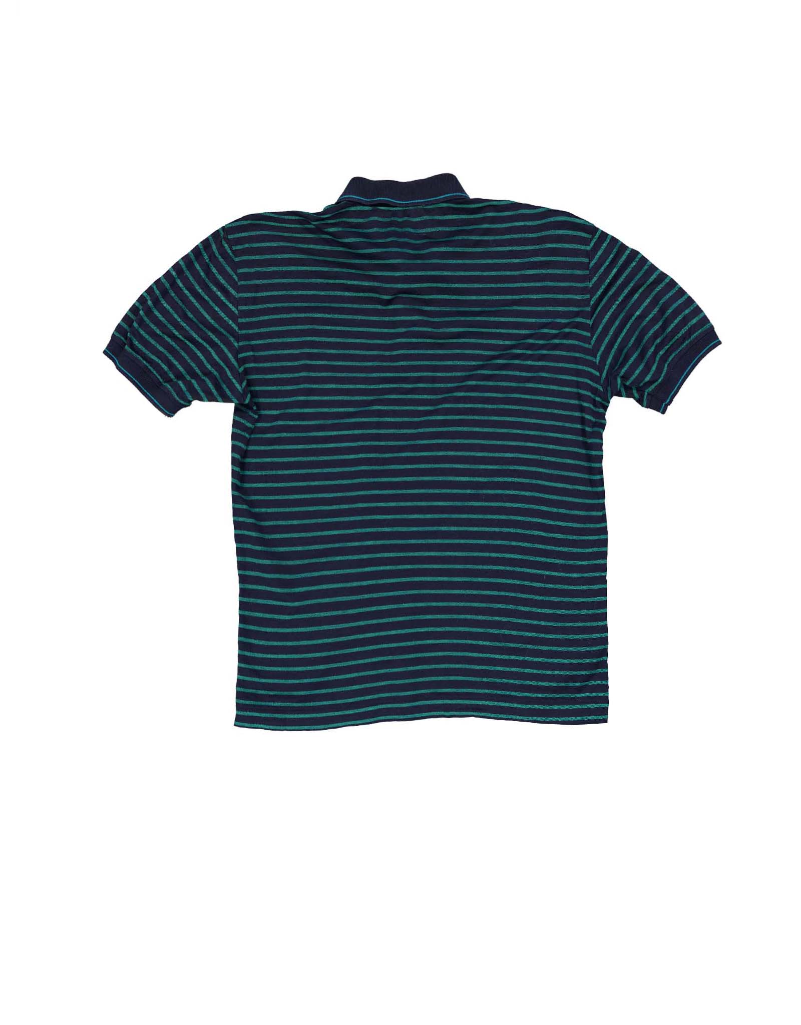 Cerruti 1881 men's navy blue pinstripe cotton top