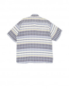 Carlo Colucci vintage men's blue stripes shirt