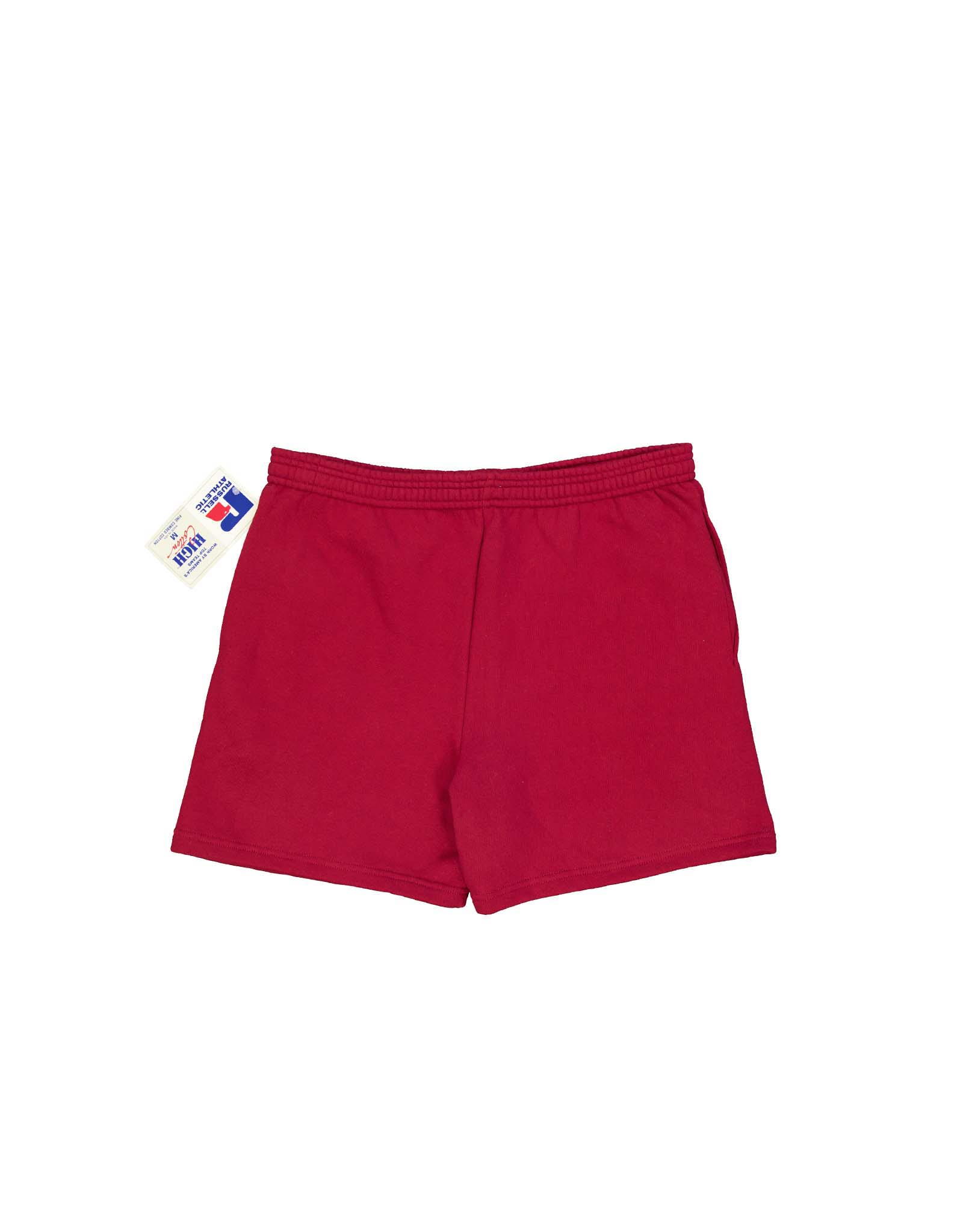 Russell vintage men's 90's bordeaux athleisure shorts