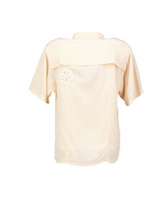 Jobis vintage women's 00's beige silk blouse